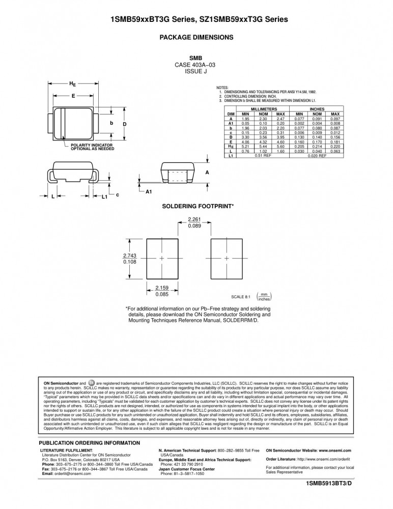 1SMB5941BT3G datasheet page 6