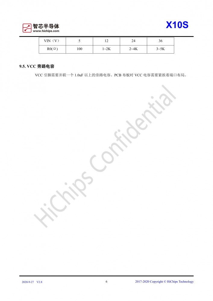 X10S datasheet page 6