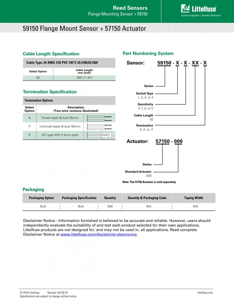 59150 series technical document page 3