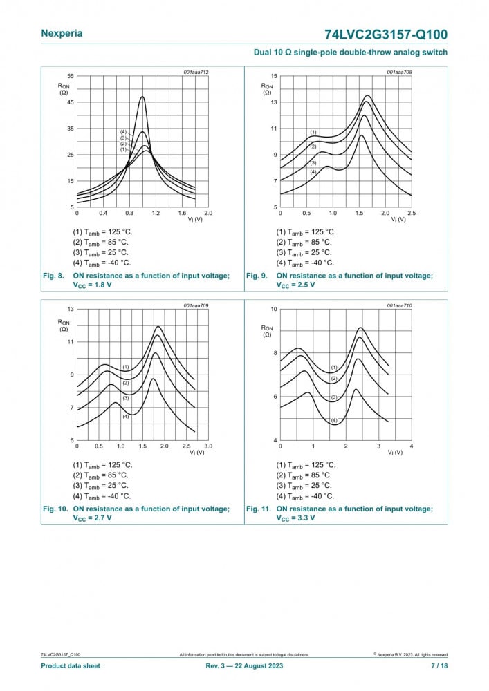 74LVC2G3157DP-Q10J datasheet page 7