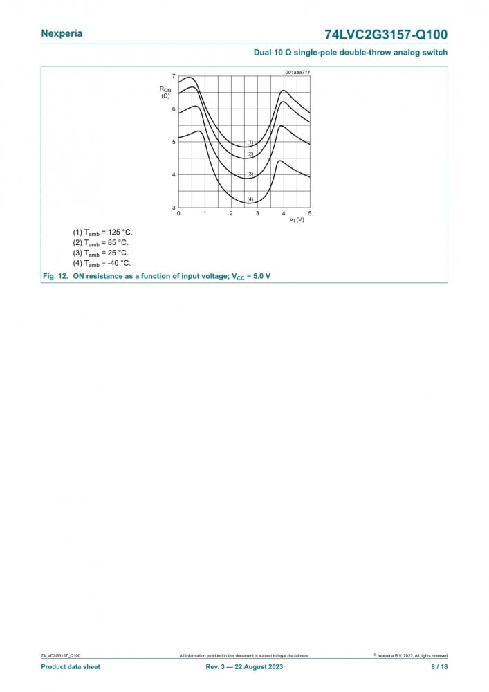 74LVC2G3157DP-Q10J datasheet page 8