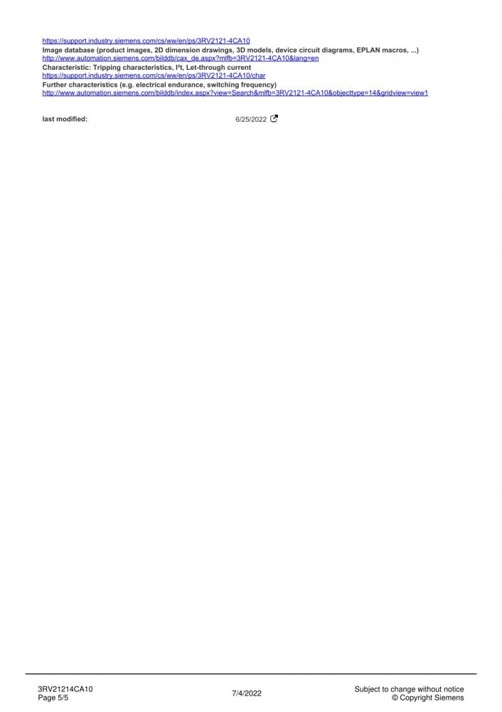 3RV21214CA10 document page 5