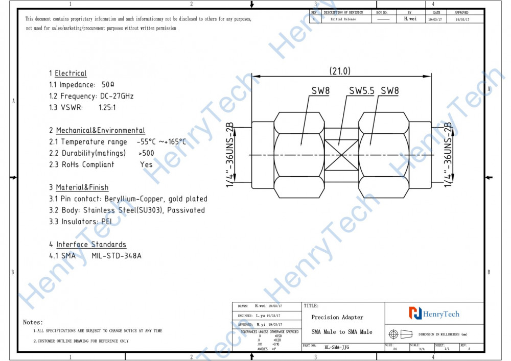 HL-SMA-JJG technical document preview