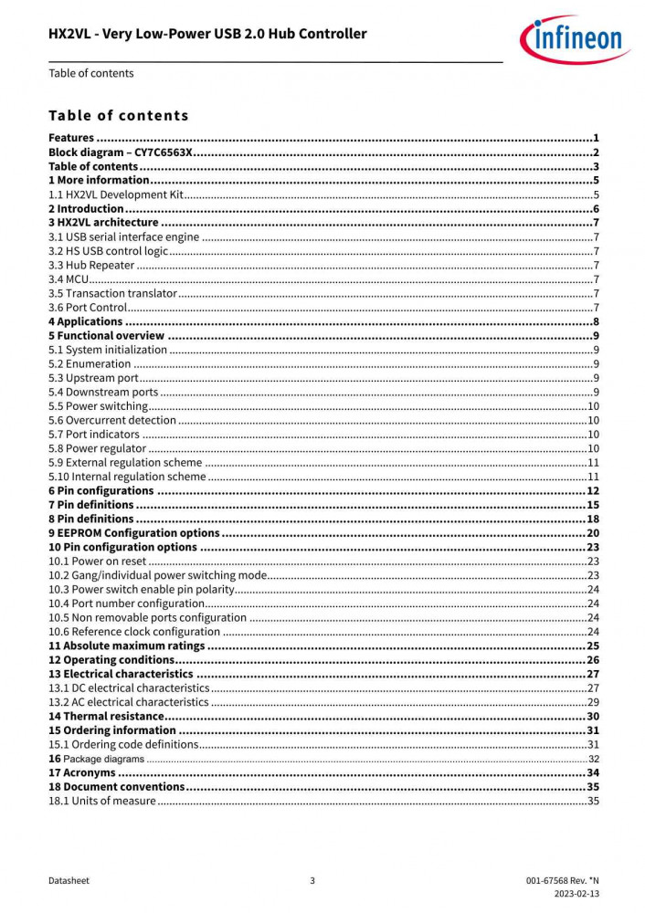 CY4607M technical document page 3