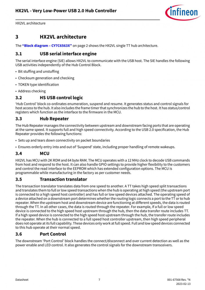 CY4607M technical document page 7