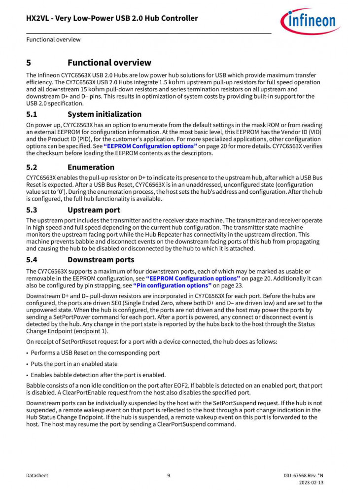 CY4607M technical document page 9