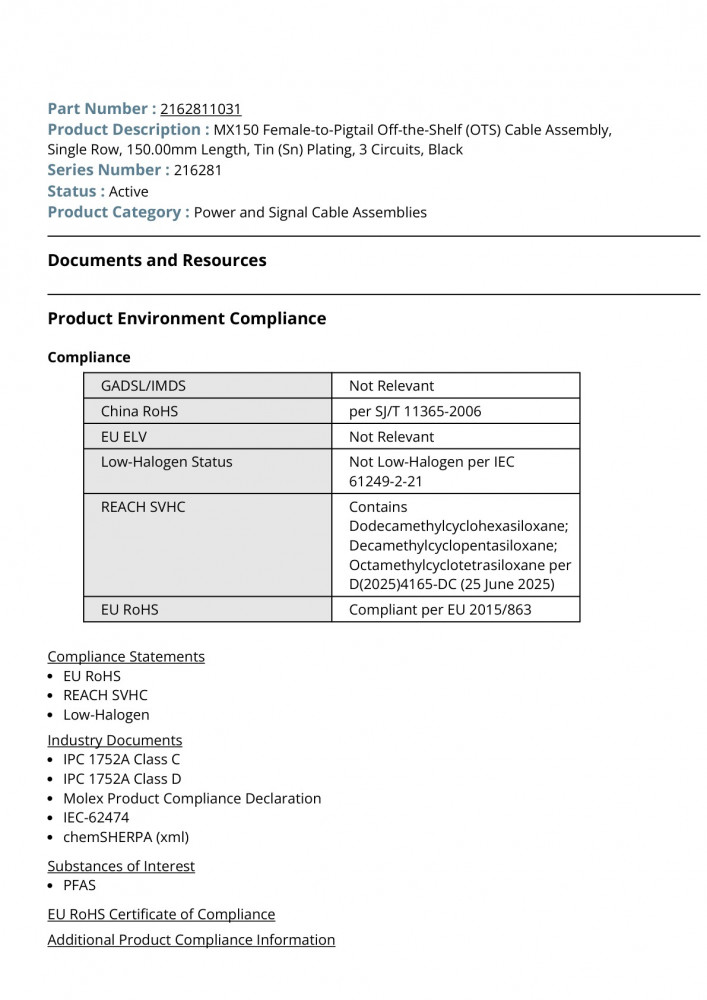 2162811031 technical document page 1