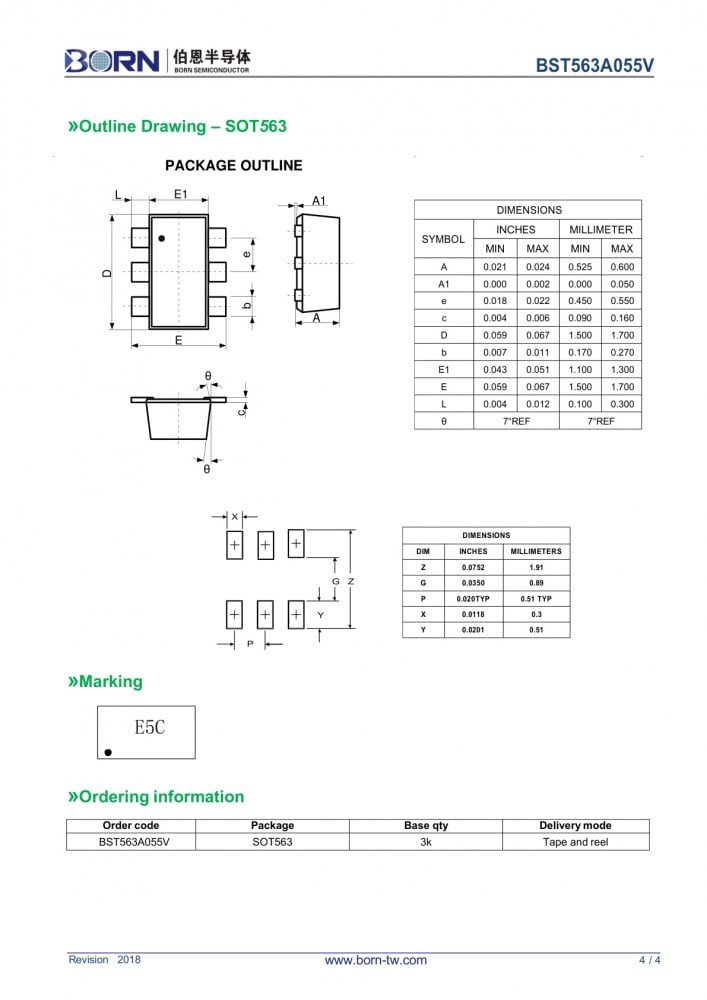 BST563A055V datasheet page 4