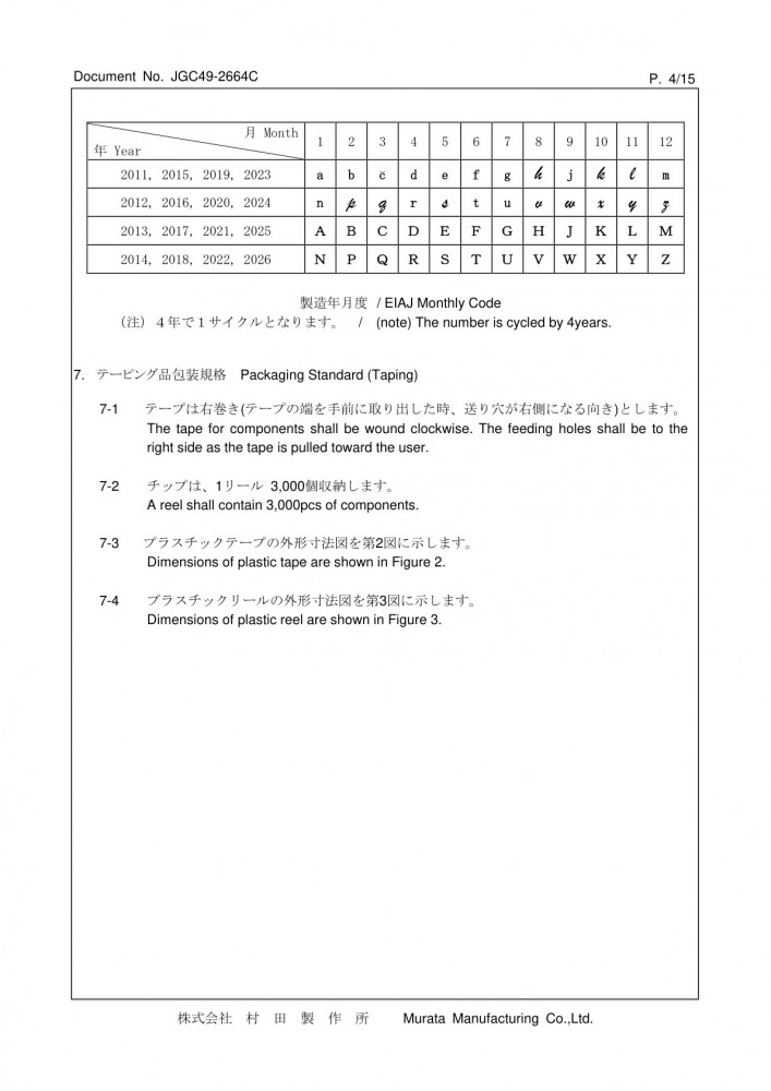 XRCGB30M000F3G00R0 specification page 4