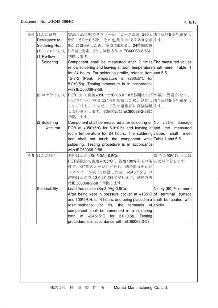 XRCGB30M000F3G00R0 specification page 8