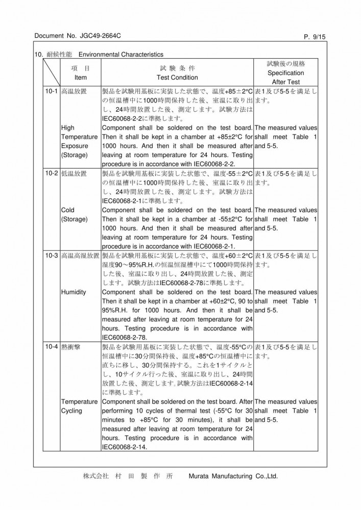 XRCGB30M000F3G00R0 specification page 9