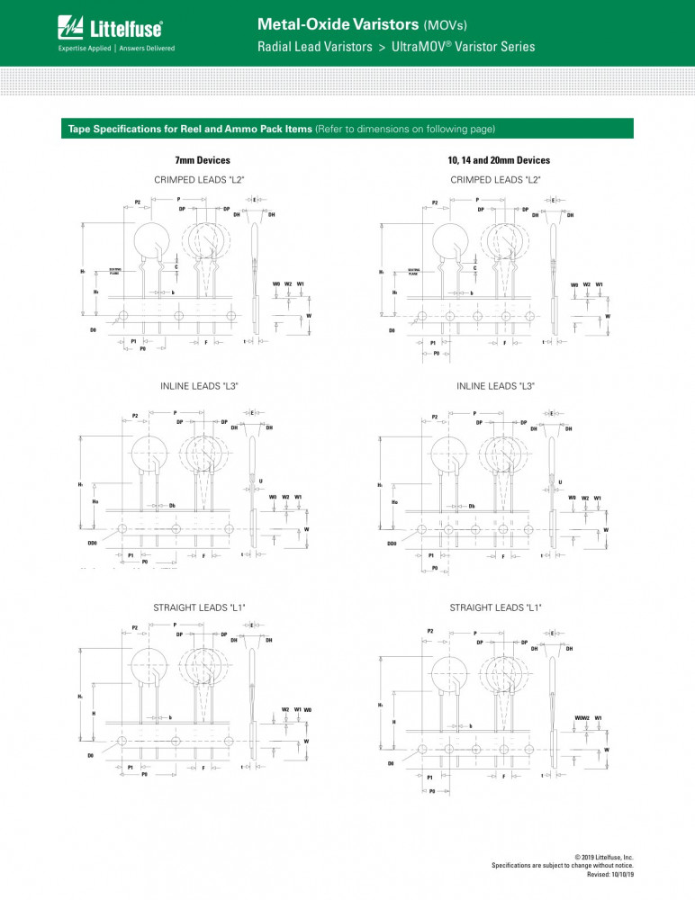 V14E420P datasheet page 9