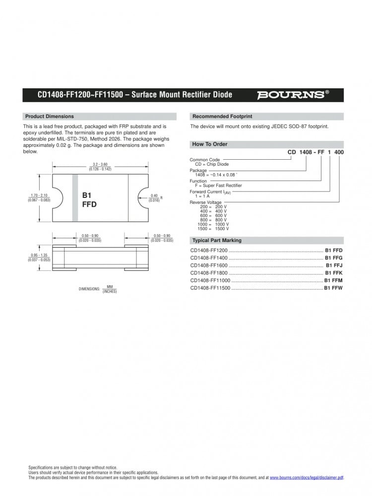 CD1408-FF11000 datasheet page 2