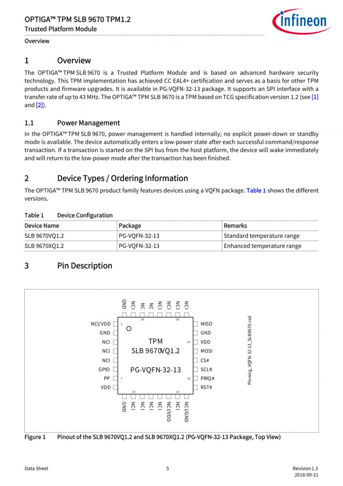 SLB9670 datasheet page 5