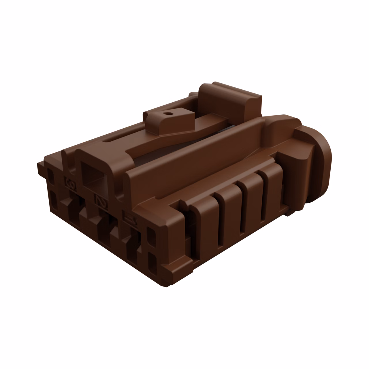 NSCC, Receptacle Connector Hybrid, Single Part, Unsealed 3 Circuits, Brown for sale