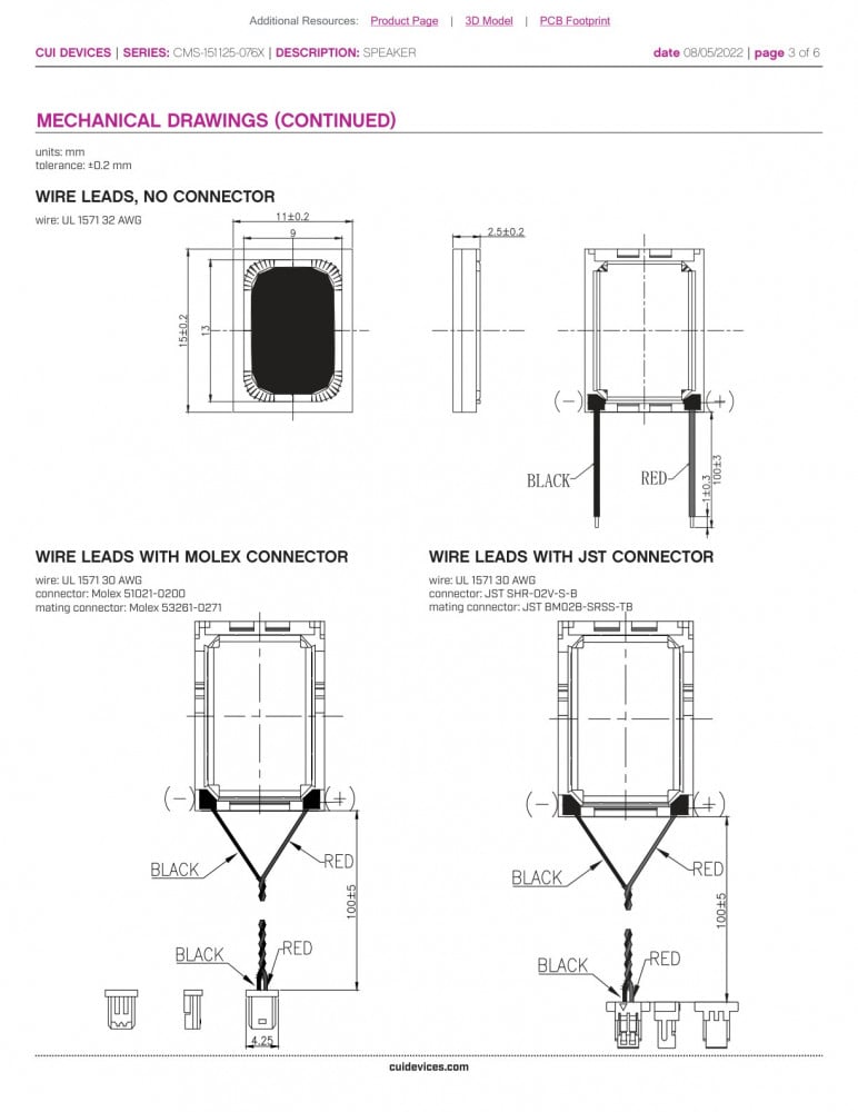 CMS-151125-076S datasheet page 3