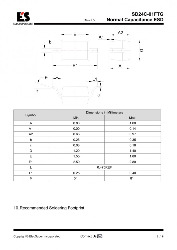 SD24C-01FTG technical document page 6