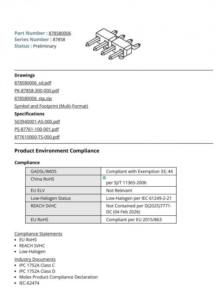 878580006 technical document image, page 1