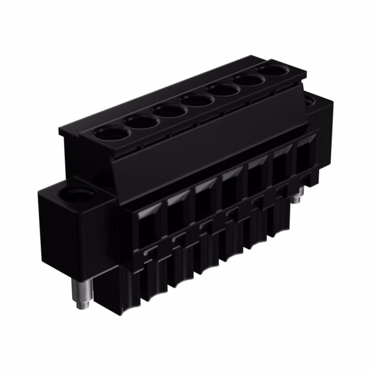 3.81mm Pitch Eurostyle Vertical Plug, with Retention Screws, Rear Wire Entry, 7 Circuits for sale