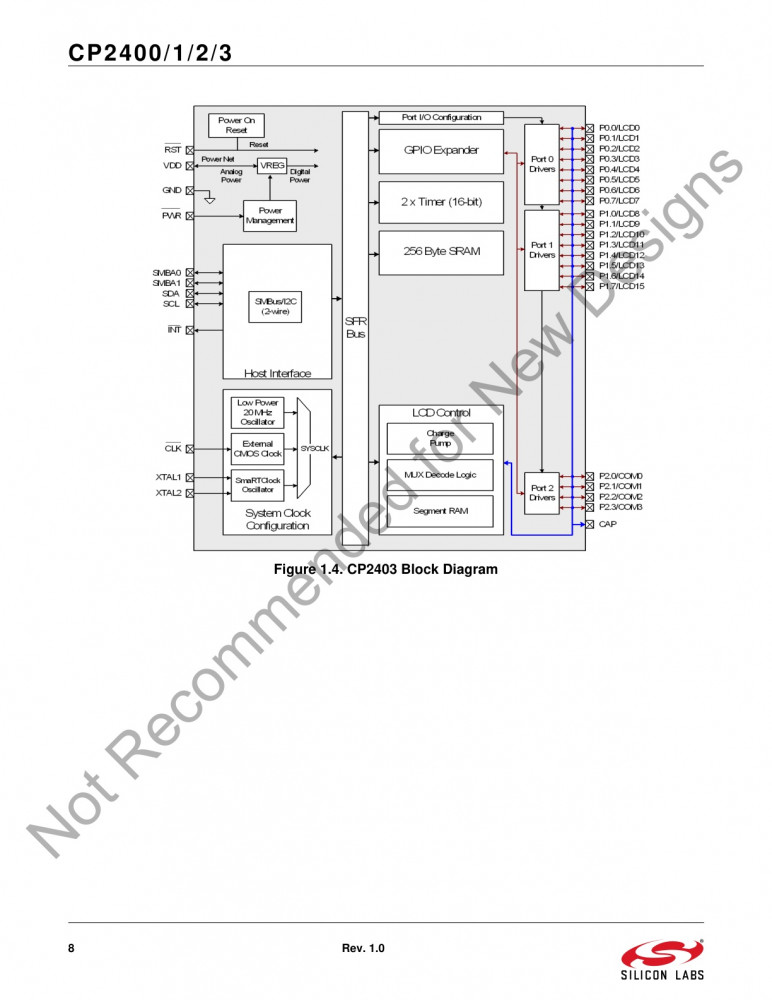 CP2401-GQR datasheet page 8