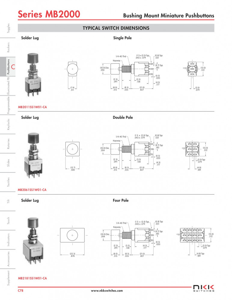 NKK MB Series documentation page 7