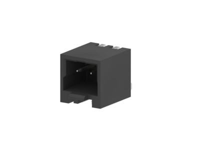 1.50mm Pitch, Pico-SPOX PCB Header, Single Row, Right-Angle, Surface Mount, Tin over Nickel Plating, Friction Lock, 4 Circuits, Tape and Reel, Black
