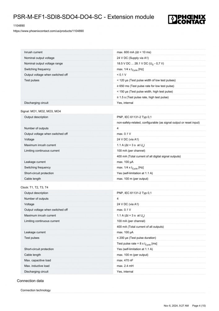 Phoenix Contact 1104890 document page 4
