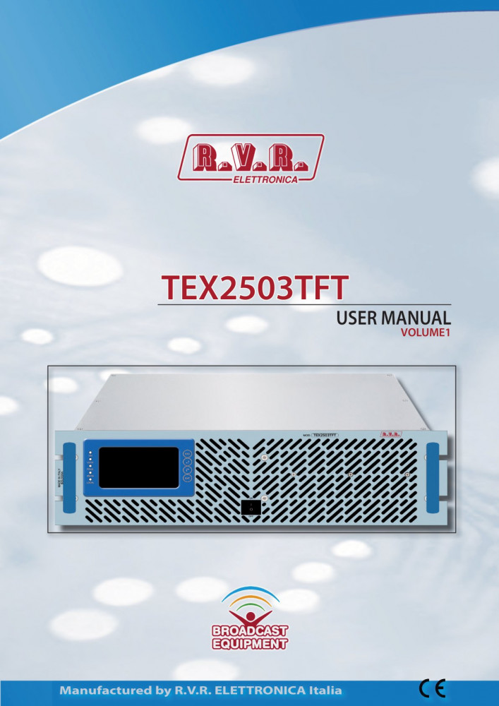 TEX2503TFT manual page 1