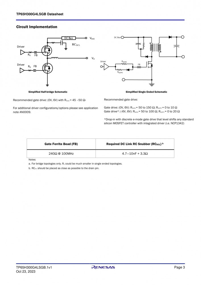 TP65H300G4LSGB datasheet page 3