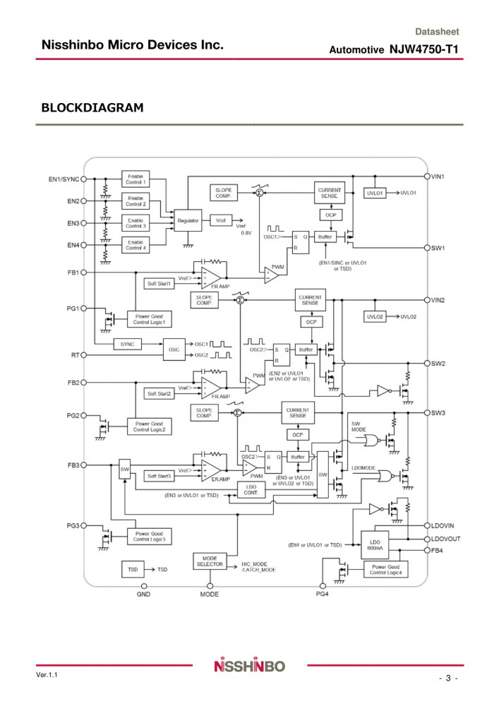 NJW4750 technical document, page 3
