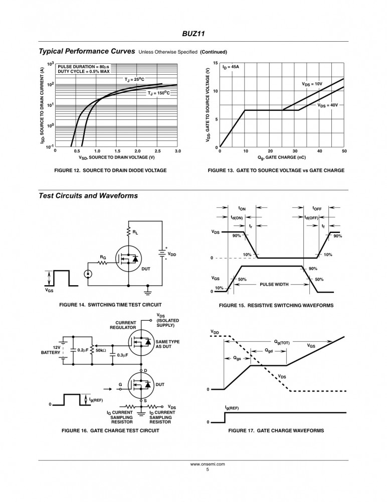 BUZ11 datasheet page 6