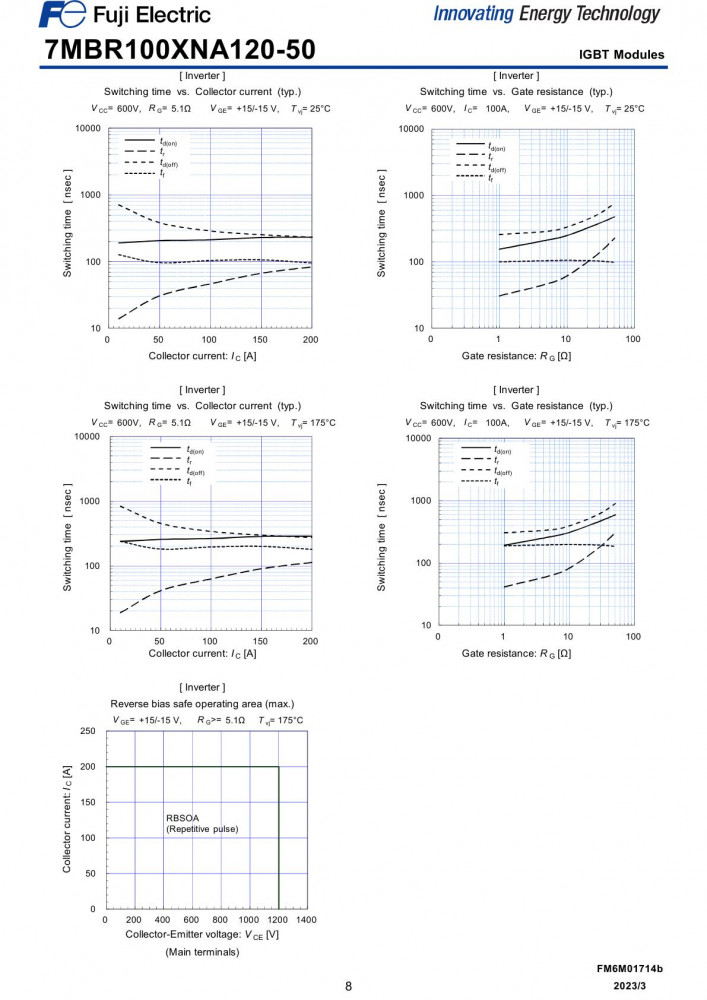 7MBR100XNA120-50 datasheet page 8