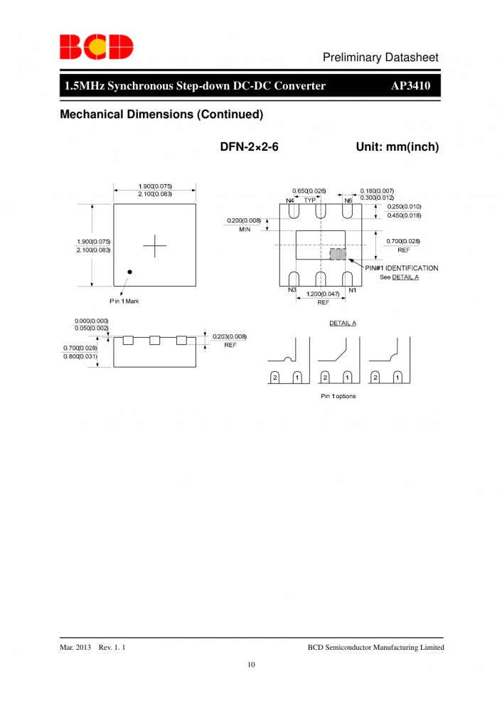 AP3410 datasheet page 10