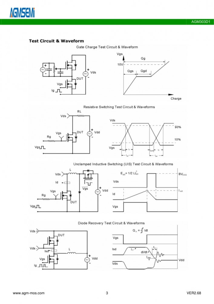 AGM303D1 datasheet page 3