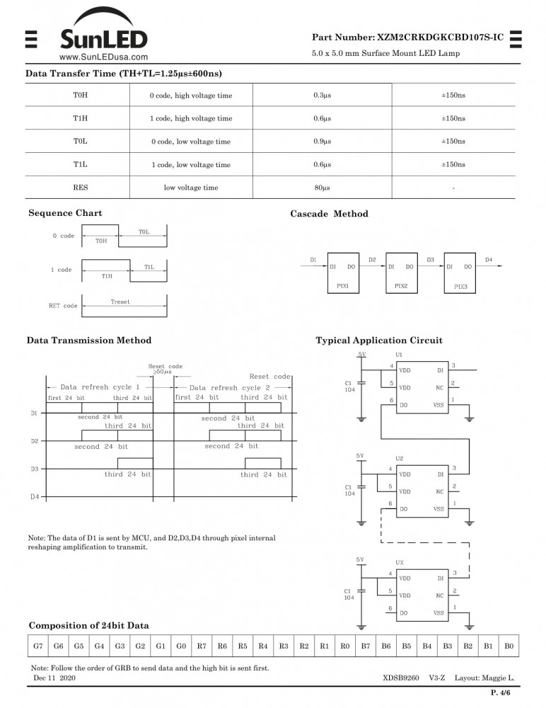 XZM2CRKDGKCBD107S-IC datasheet page 4