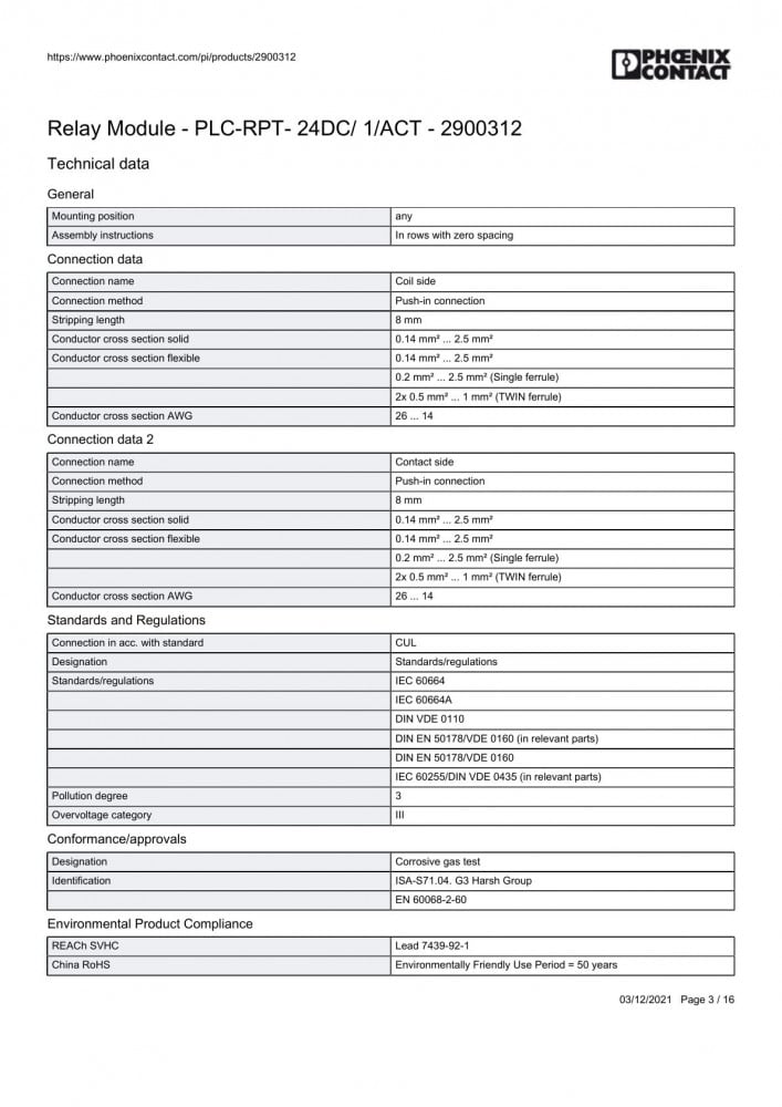 Phoenix Contact 2900312 document page 3
