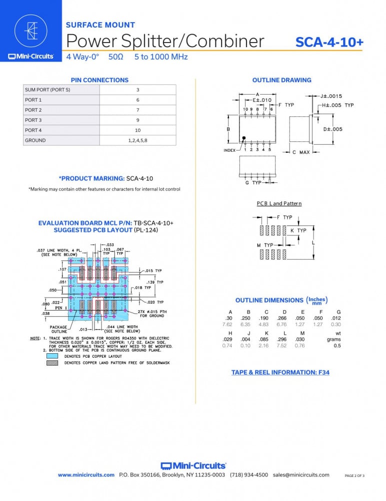 SCA-4-10+ datasheet page 2