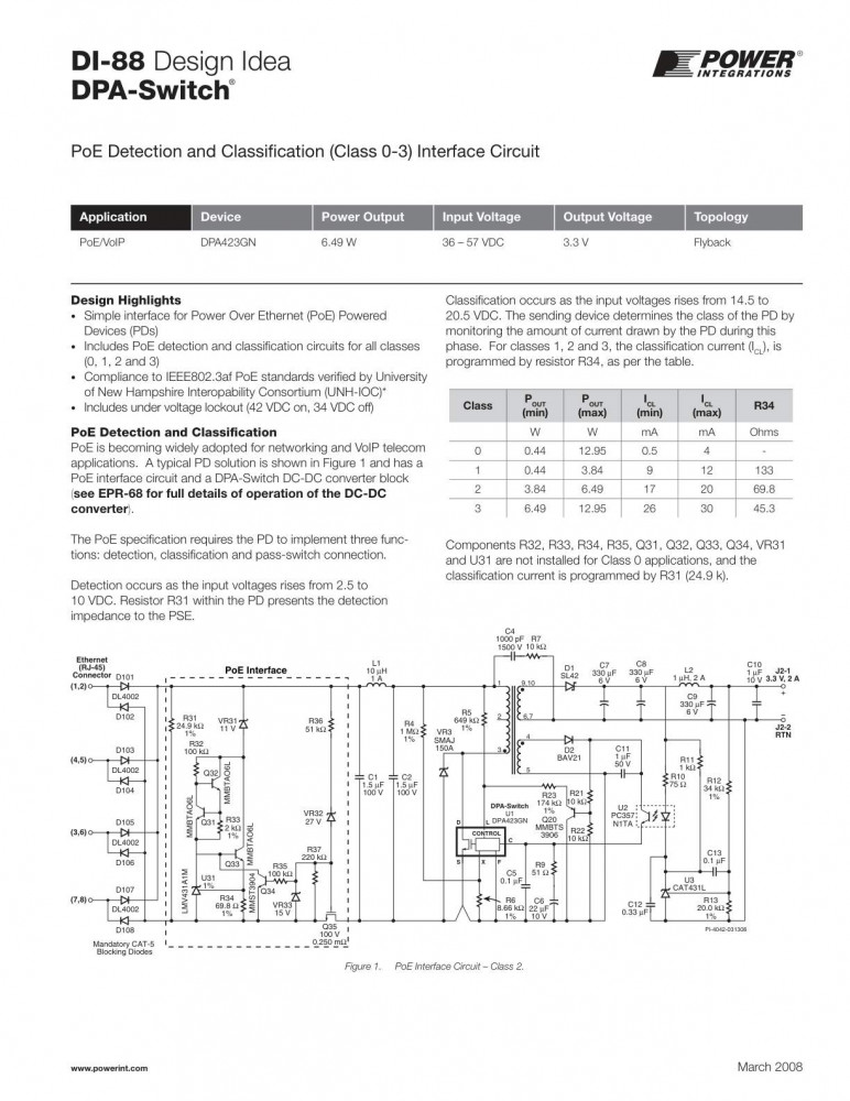DPA423GN-TL technical document page 1