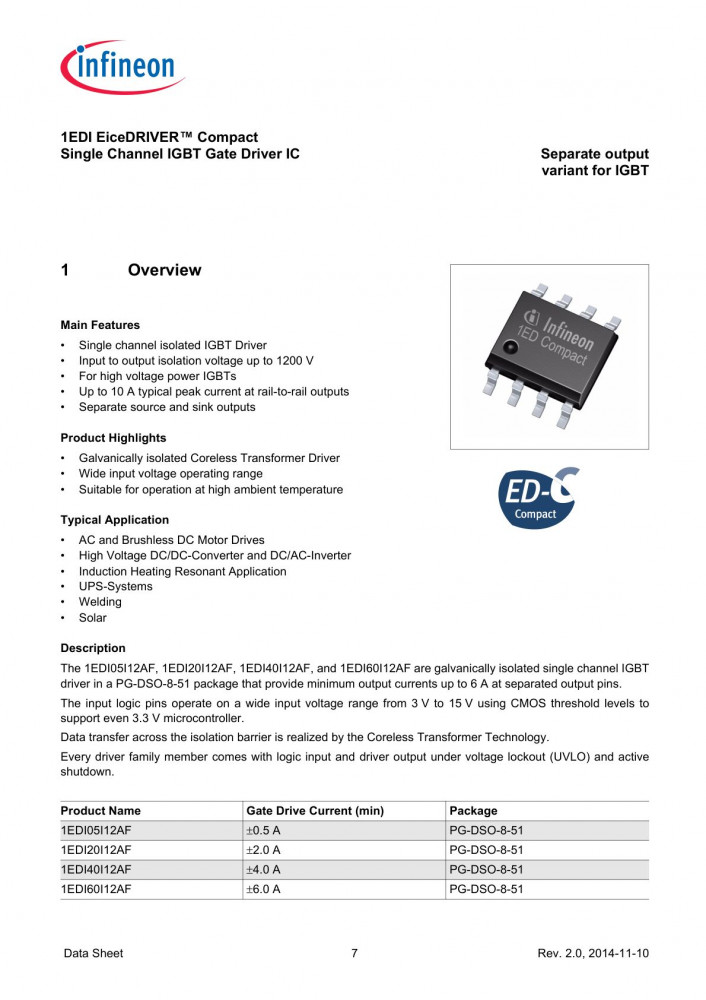 1EDI20I12AF datasheet page 7