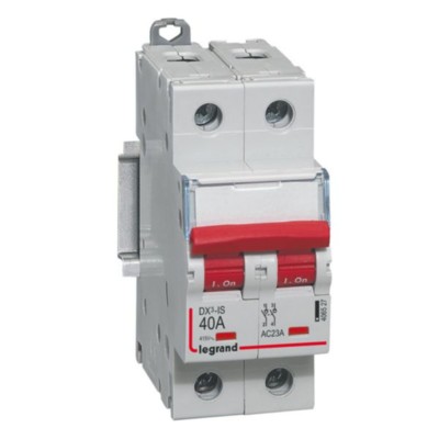 Remote trip head isolating switch DX3-IS 2 pole 40A for sale
