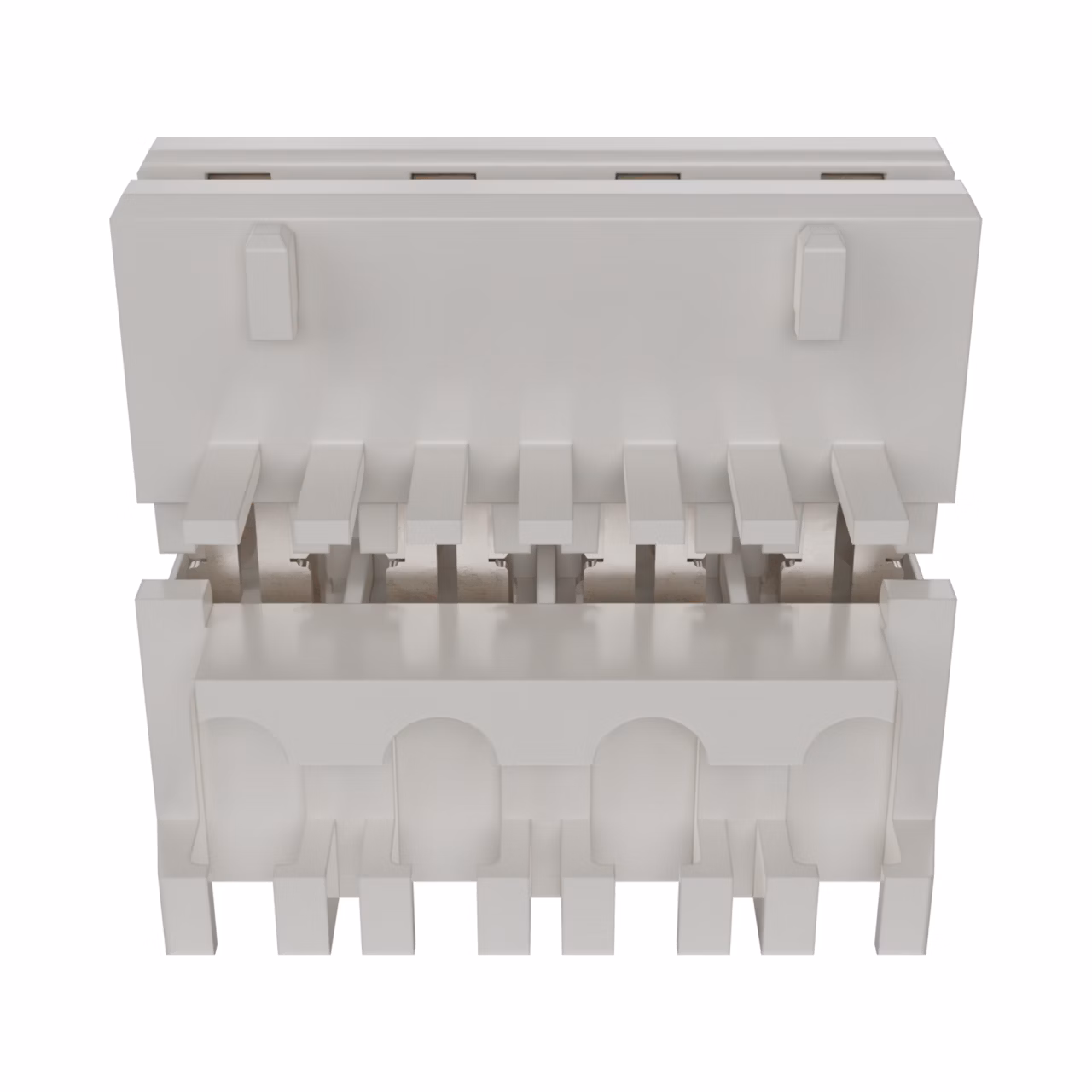 Appli-Mate RAST Power IDT Housing, 5.00mm Pitch, Direct/Indirect, Female, 4 Circuits, Code Keys A, C, D, E, F and H Removed, Open End Walls for sale