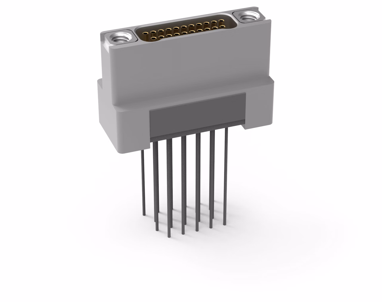 AirBorn N Series, Nano-D Board Mount Receptacle, 0.025