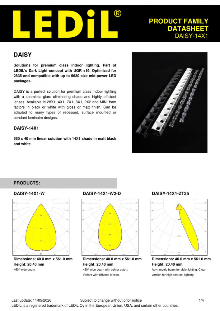 DAISY-14X1-O documentation page 1