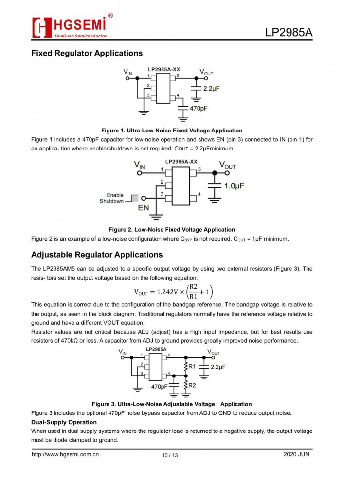 LP2985A datasheet page 10