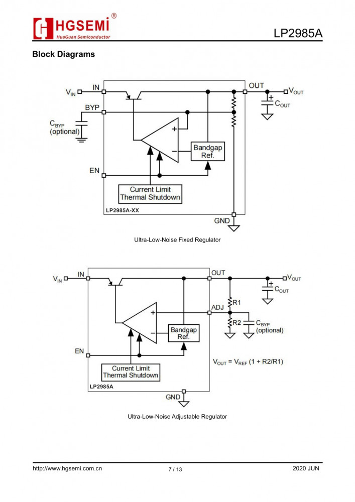 LP2985A datasheet page 7