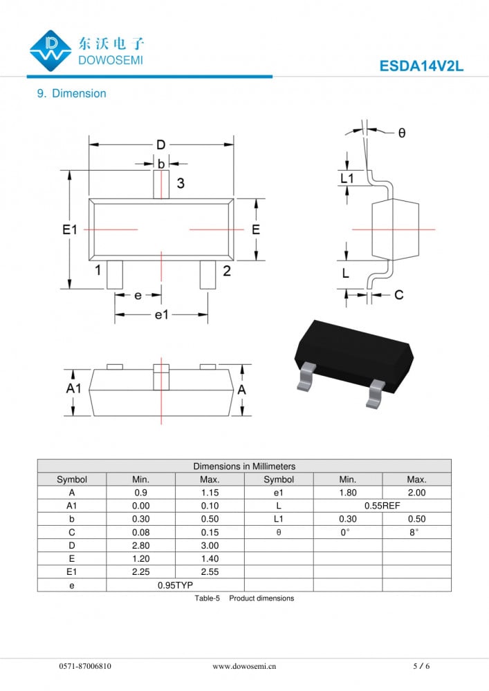 ESDA14V2L datasheet page 5