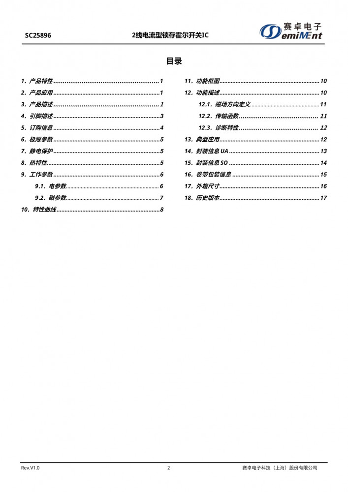 SC25896 datasheet page 2