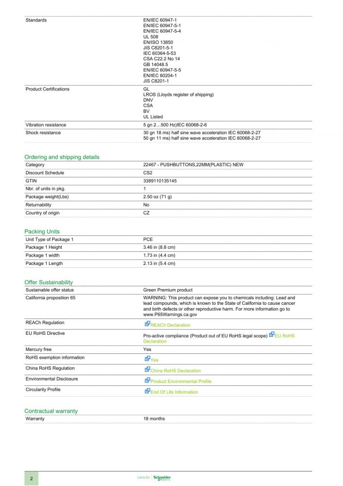 ZB5AS94420 technical document page 2
