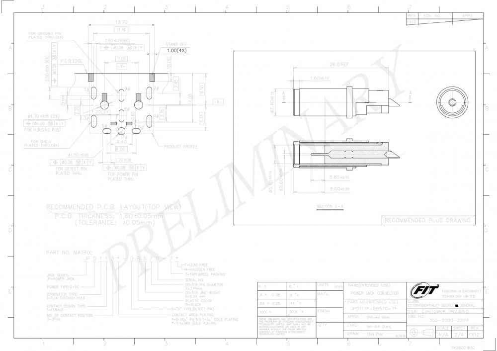 FOXCONN JPD1131-DB570-7H drawing page 2