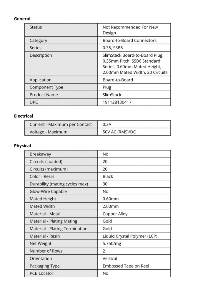 MOLEX 5046222012 product document image 2